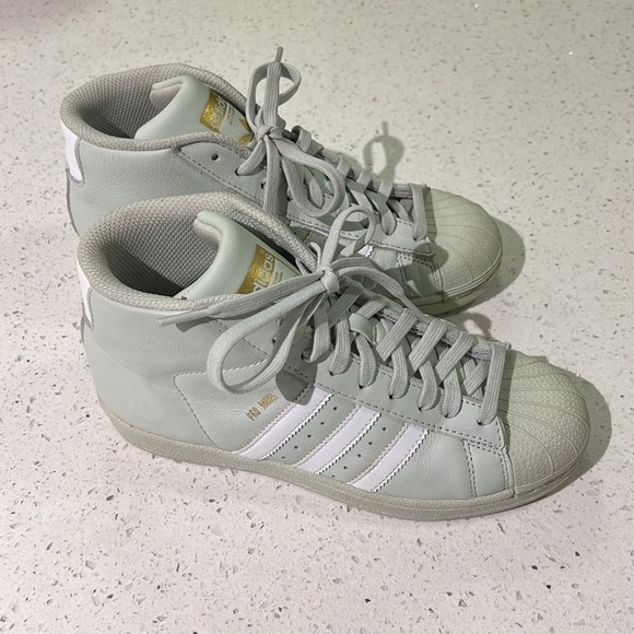 adidas | Shoes | Adidas Mint Green Pro Model Shoes | Poshmark